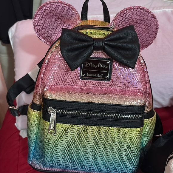 Loungefly | Bags | Minnie Mouse Loungfly Backpack | Poshmark
